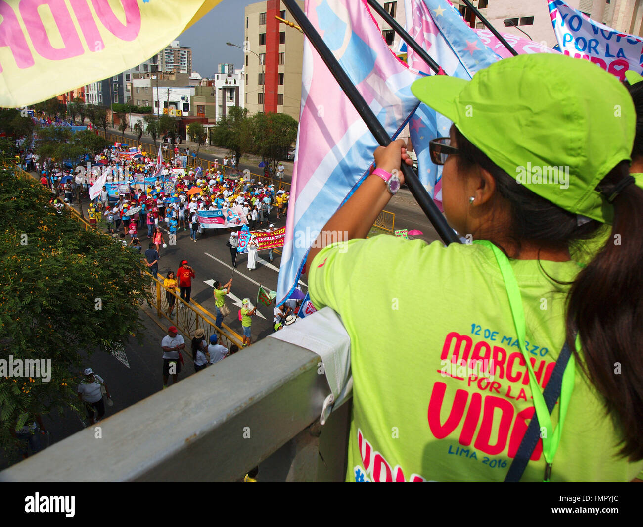 Lima, Peru. 12th Mar, 2016. Thousands of people from religious ...