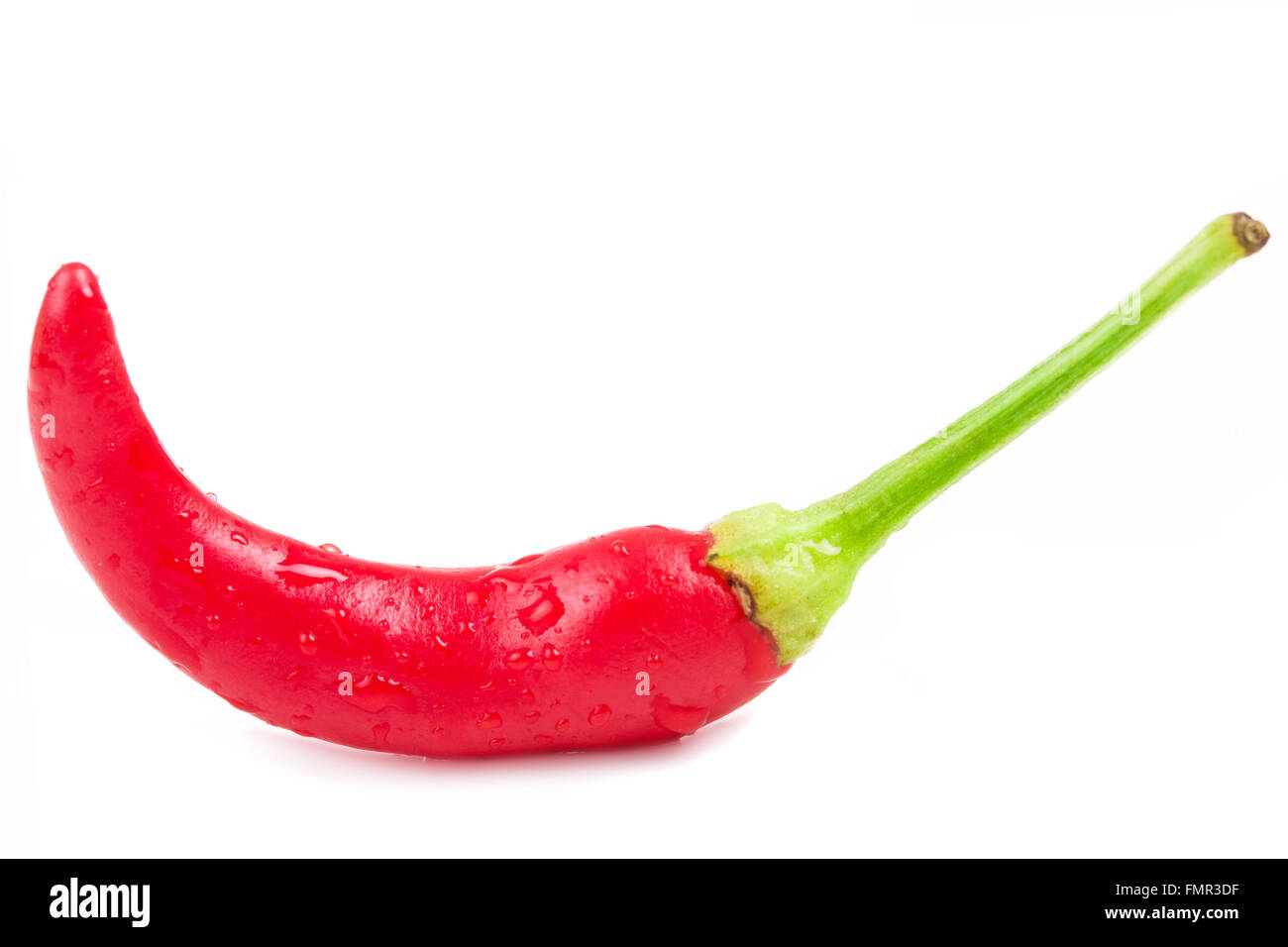 Chilli pepper on white background Stock Photo - Alamy