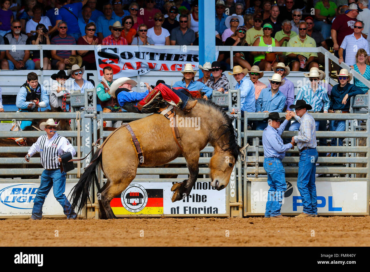 Florida, USA. 12th March, 2016. Thousands of rodeo enthusiasts turned ...
