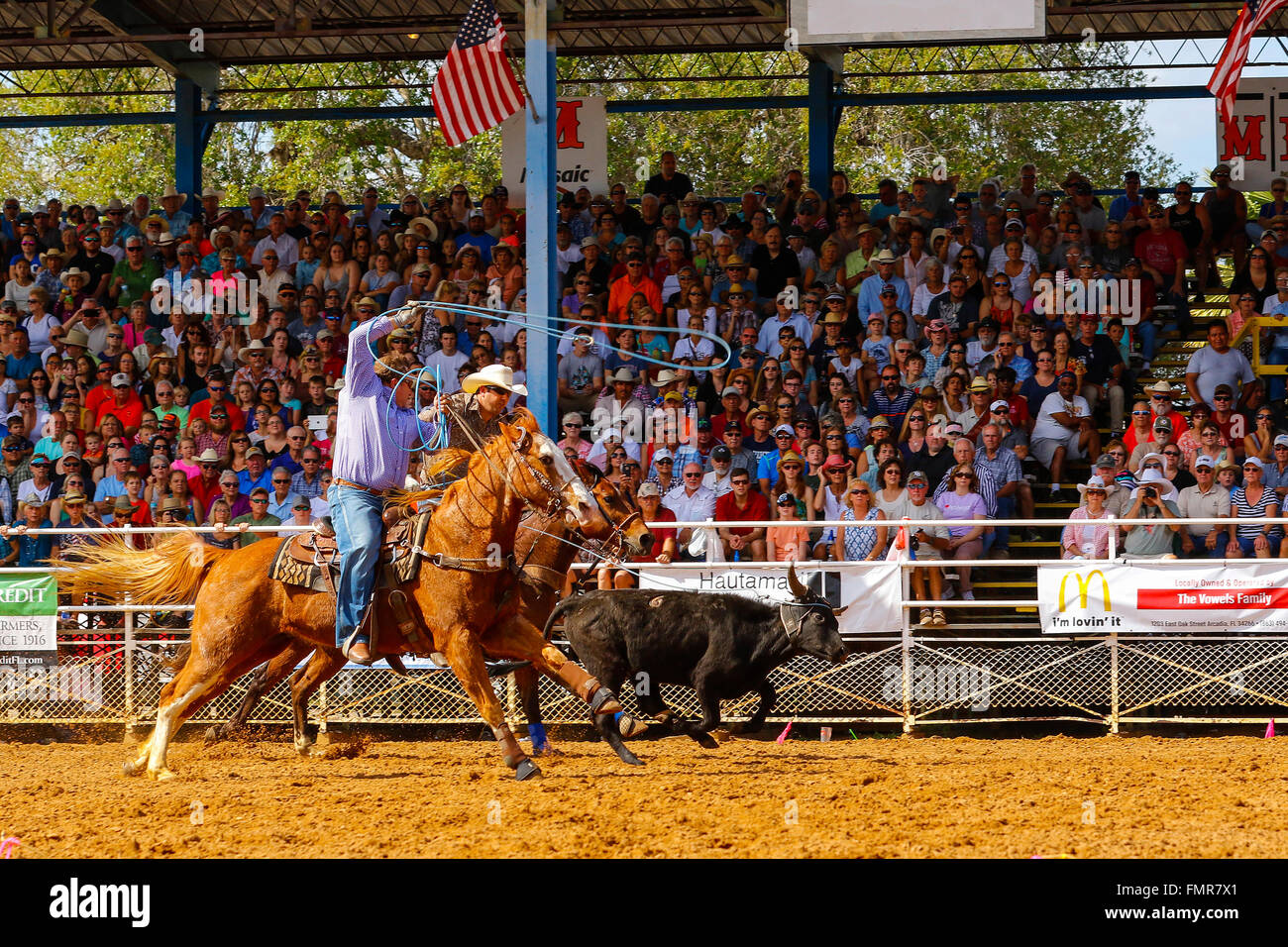 Florida, USA. 12th March, 2016. Thousands of rodeo enthusiasts turned ...