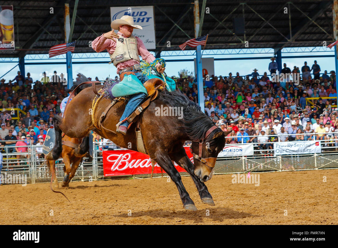 Florida, USA. 12th March, 2016. Thousands of rodeo enthusiasts turned ...