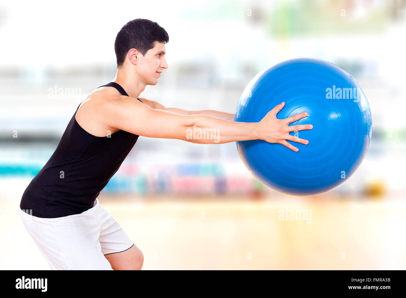 Gym workout cut out person hi-res stock photography and images - Alamy
