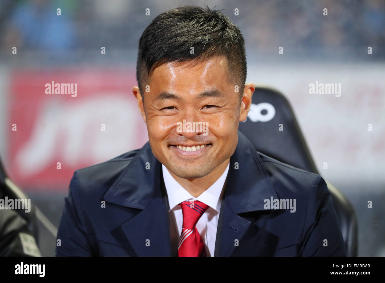 Kawasaki Todoroki Stadium, Kanagawa, Japan. 12th Mar, 2016. Takafumi ...