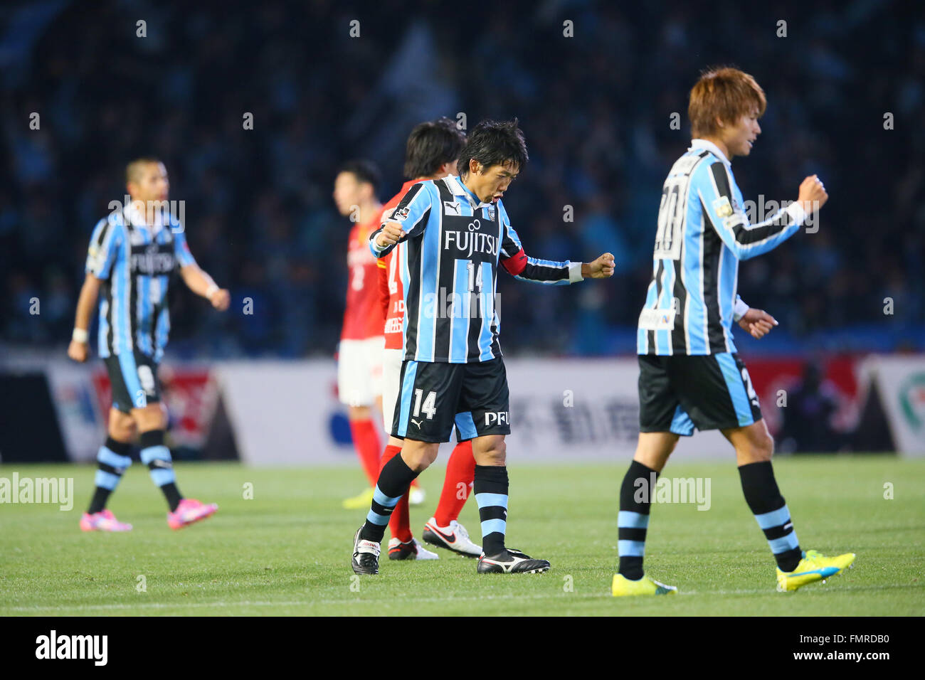 Kawasaki Todoroki Stadium, Kanagawa, Japan. 12th Mar, 2016. Kengo ...