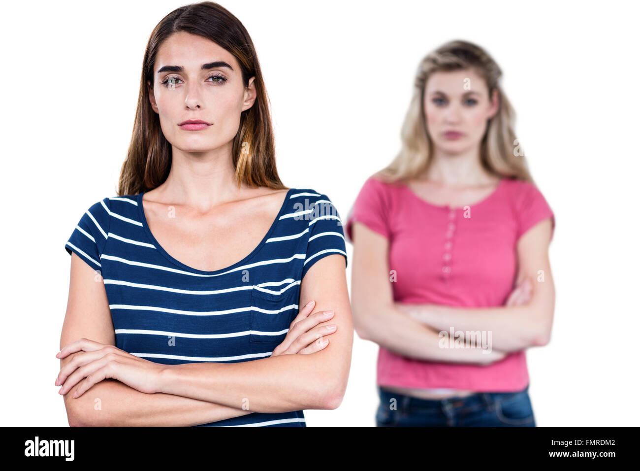 Portrait annoyed angry woman Cut Out Stock Images & Pictures - Alamy