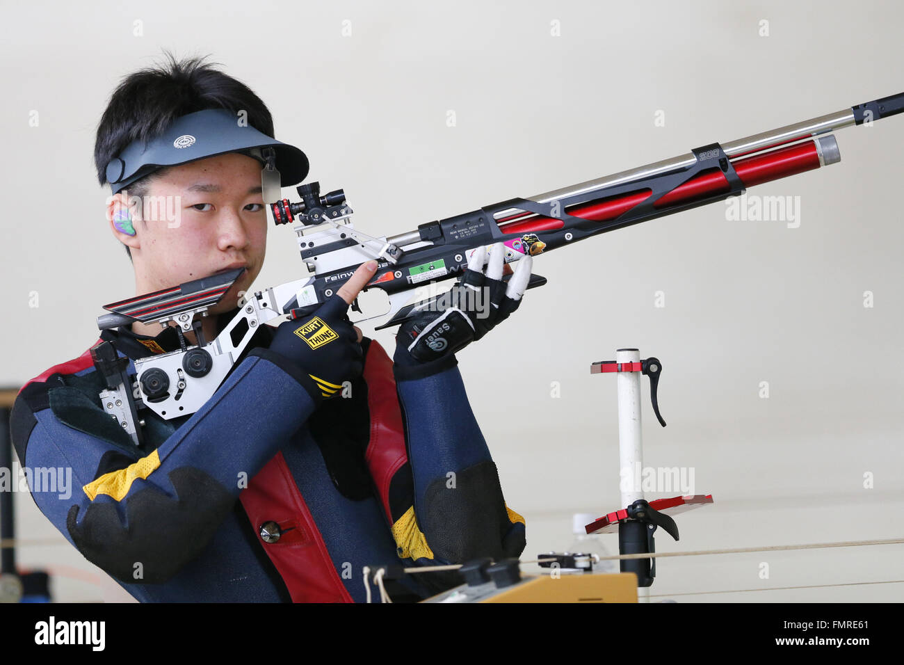 Miyagi, Japan. 12th Mar, 2016. Akihito Shimizu Shooting - Rifle : All ...