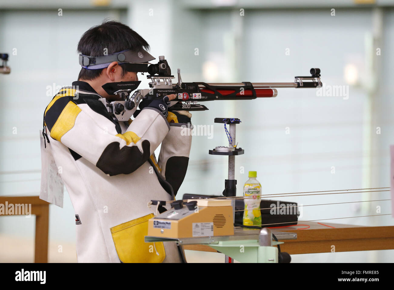 Miyagi, Japan. 12th Mar, 2016. Toshikazu Yamashita Shooting - Rifle ...