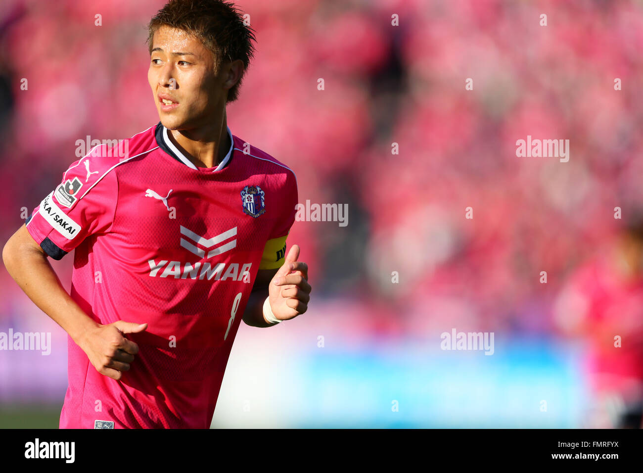 Kincho Stadium, Osaka, Japan. 12th Mar, 2016. Yoichiro Kakitani (Cerezo ...