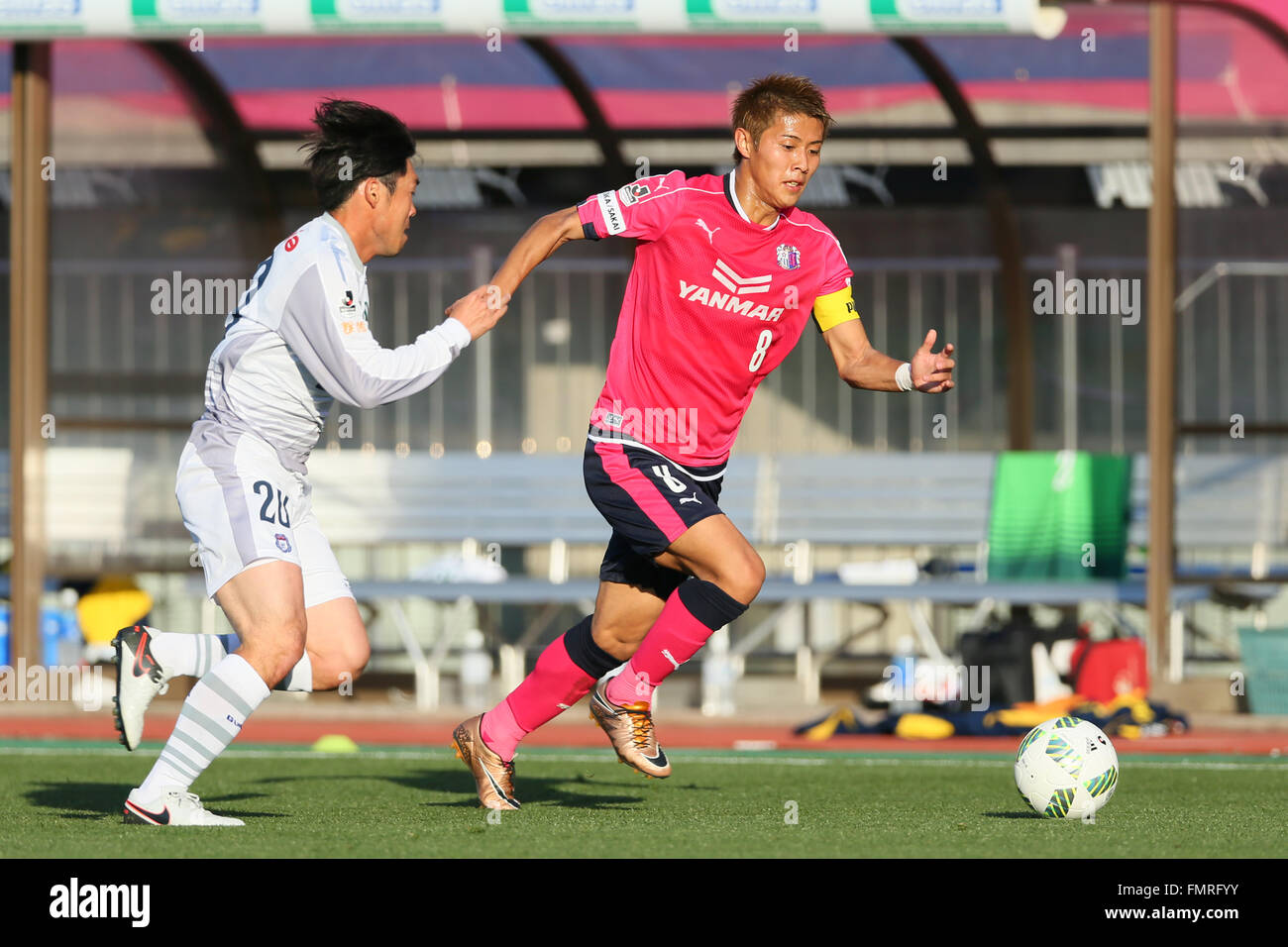Kincho Stadium, Osaka, Japan. 12th Mar, 2016. Yoichiro Kakitani (Cerezo ...