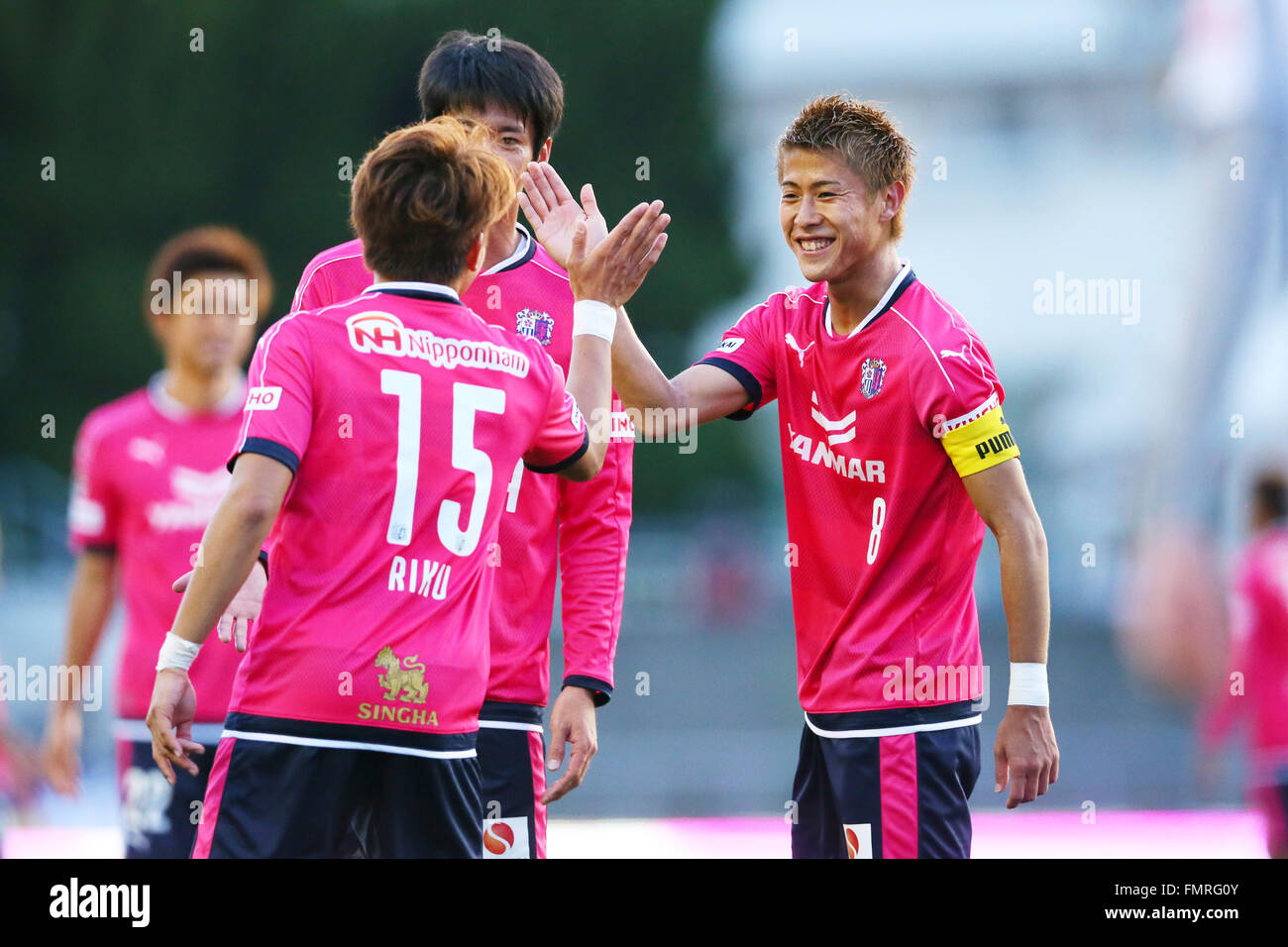 Kincho Stadium, Osaka, Japan. 12th Mar, 2016. Yoichiro Kakitani (Cerezo ...