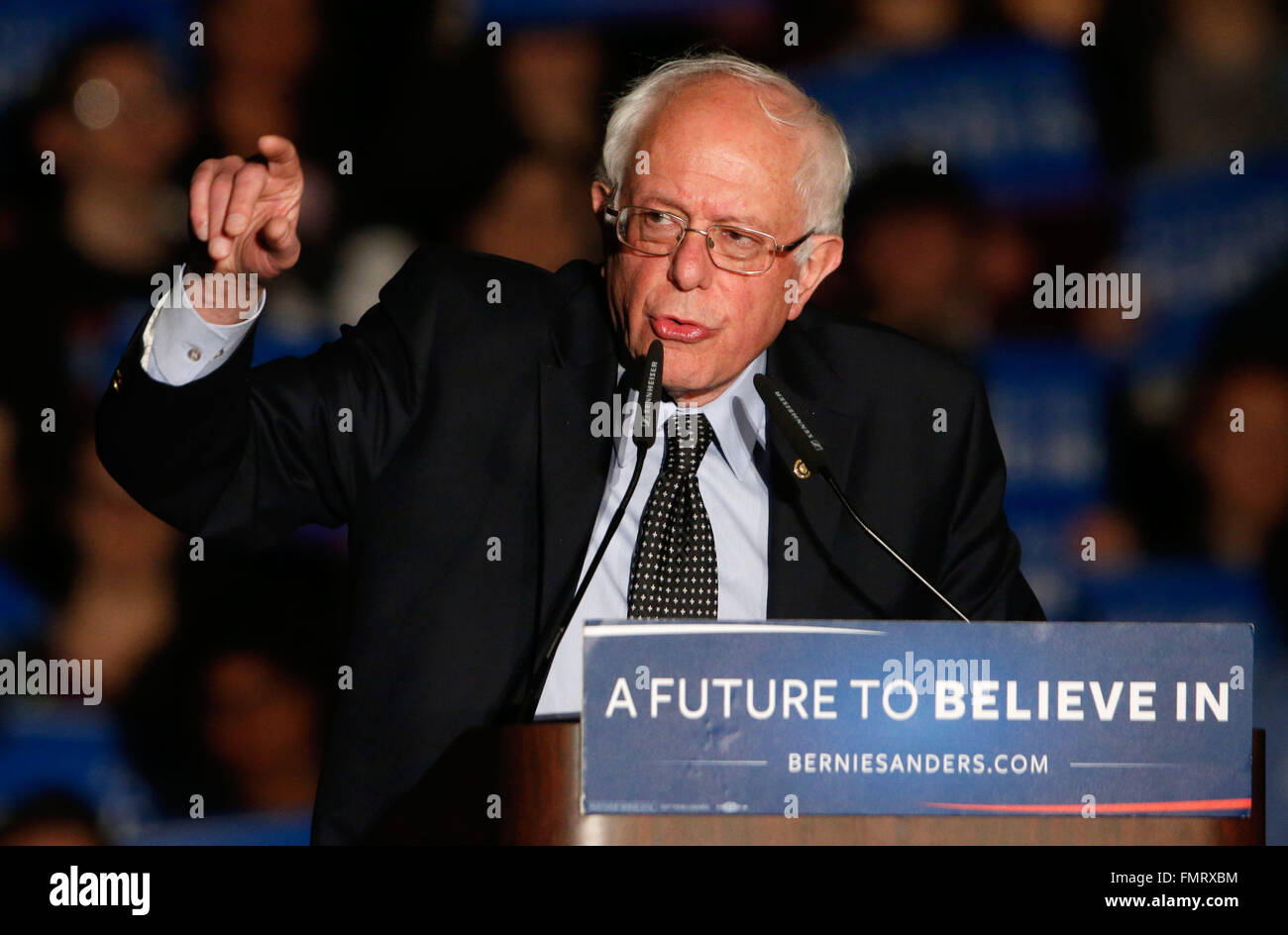 Springfield, Missouri, USA. 12th Mar, 2016. Sen. BERNIE SANDERS (I ...