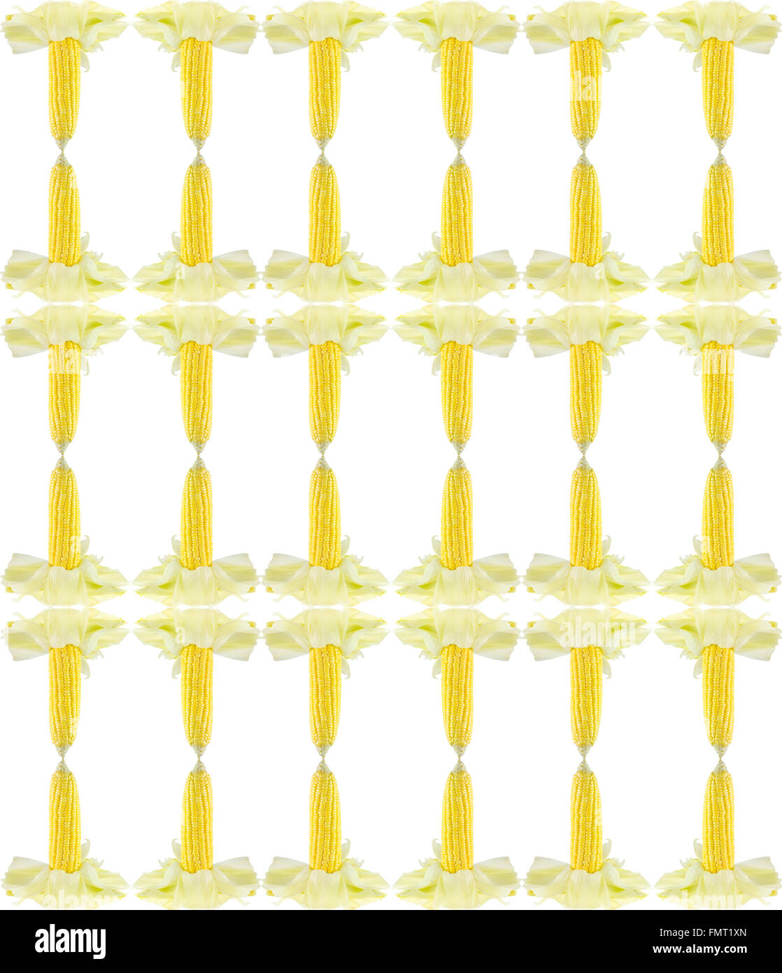 fresh corn cobs seamless pattern background Stock Photo - Alamy