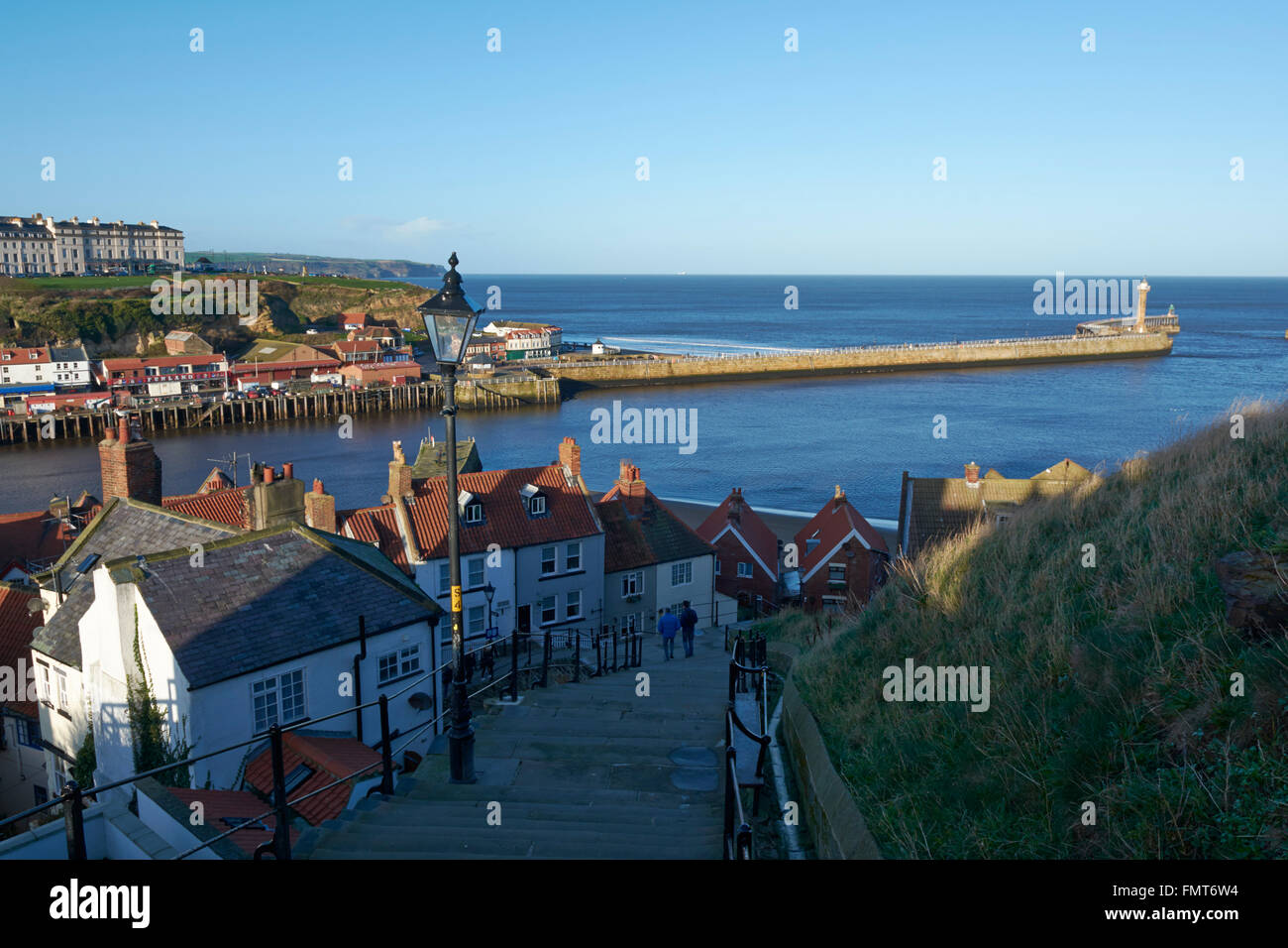 199 whitby abbey steps hi-res stock photography and images - Alamy