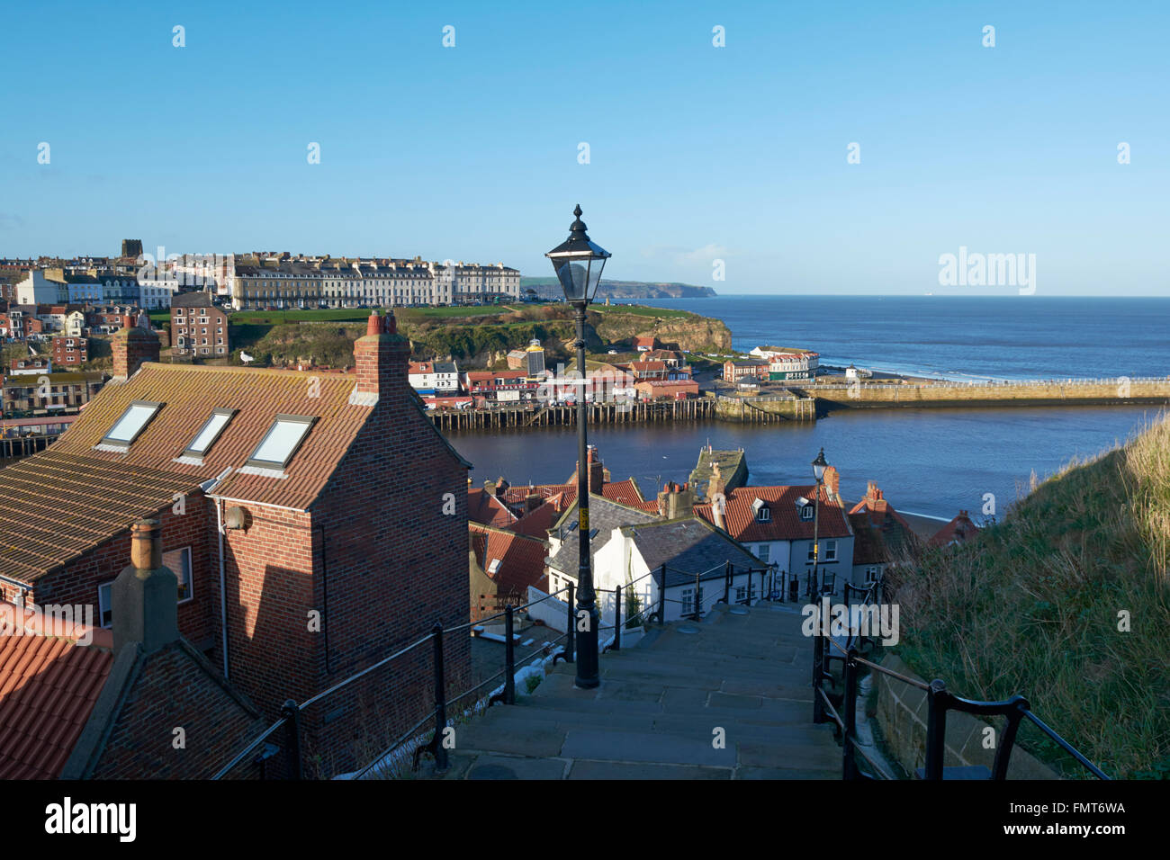 199 whitby abbey steps hi-res stock photography and images - Alamy
