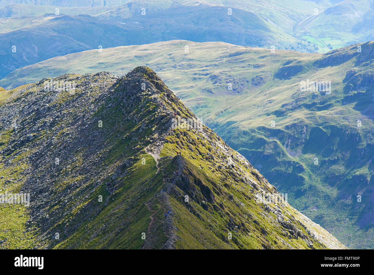 Striding edge lake district hi-res stock photography and images - Alamy
