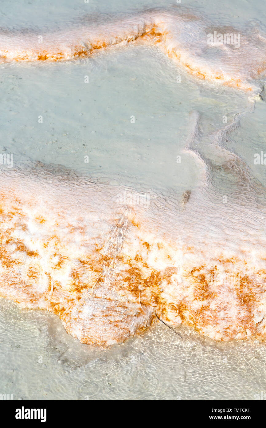 unique abstract in pamukkale turkey asia the old calcium bath and ...