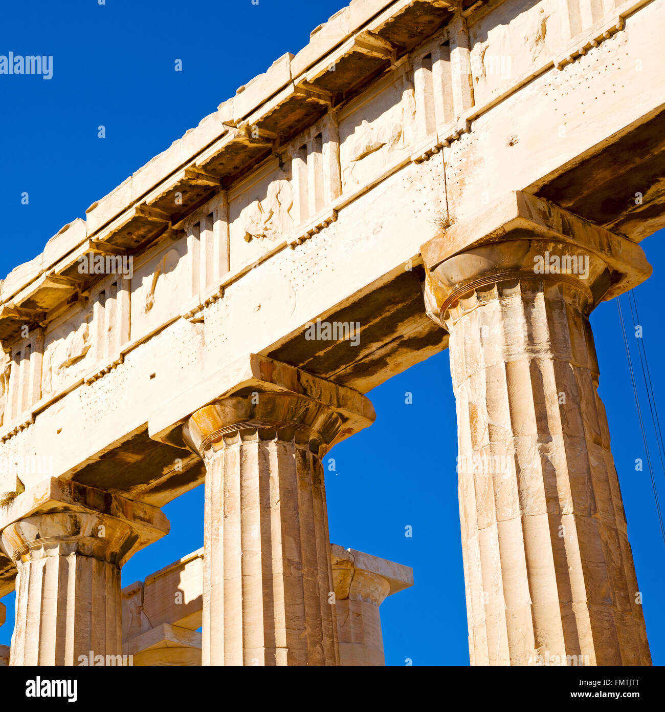 in greece the old architecture and historical place parthenon athens ...