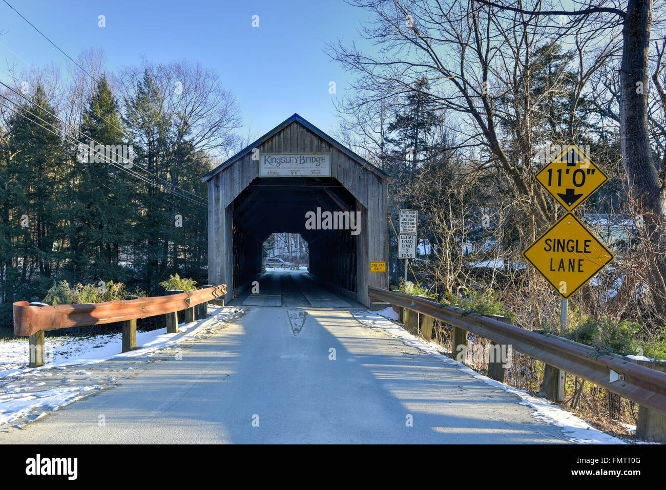 Kingsley covered bridge hi-res stock photography and images - Alamy