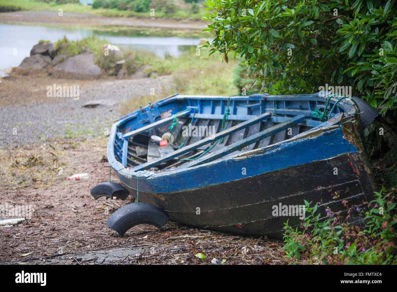 Old rowing boat Stock Photo - Alamy