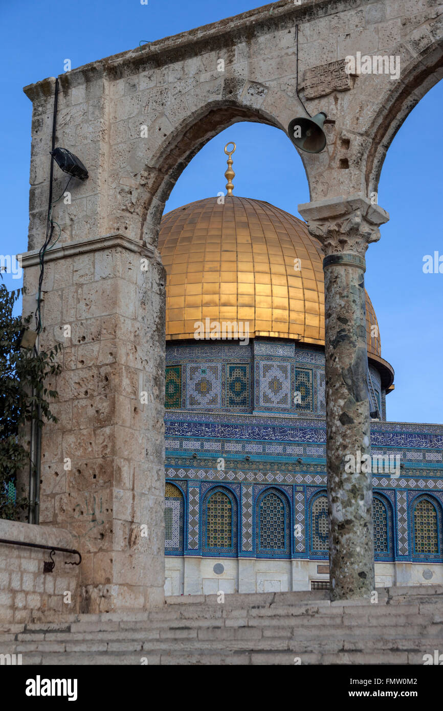 Dome of the Rock, Temple Mount, Old Jerusalem, Palestine Stock Photo ...