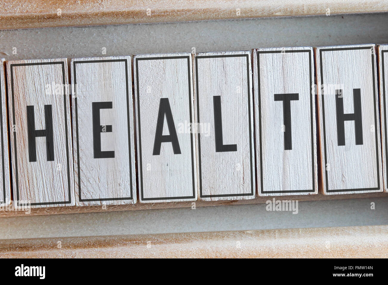 Health word written on wood Stock Photo - Alamy