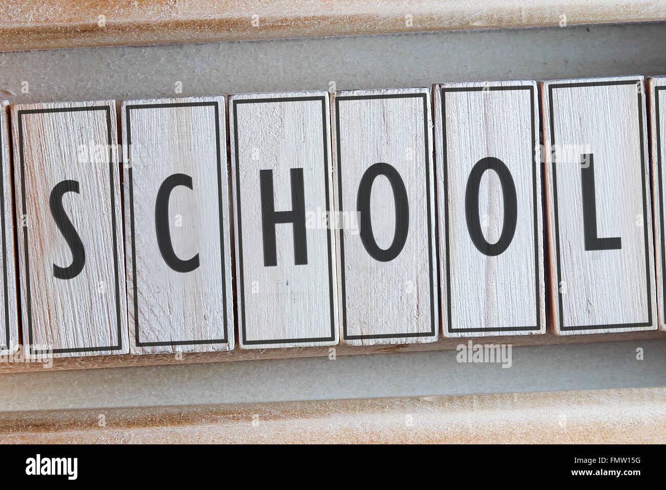 School word hi-res stock photography and images - Alamy