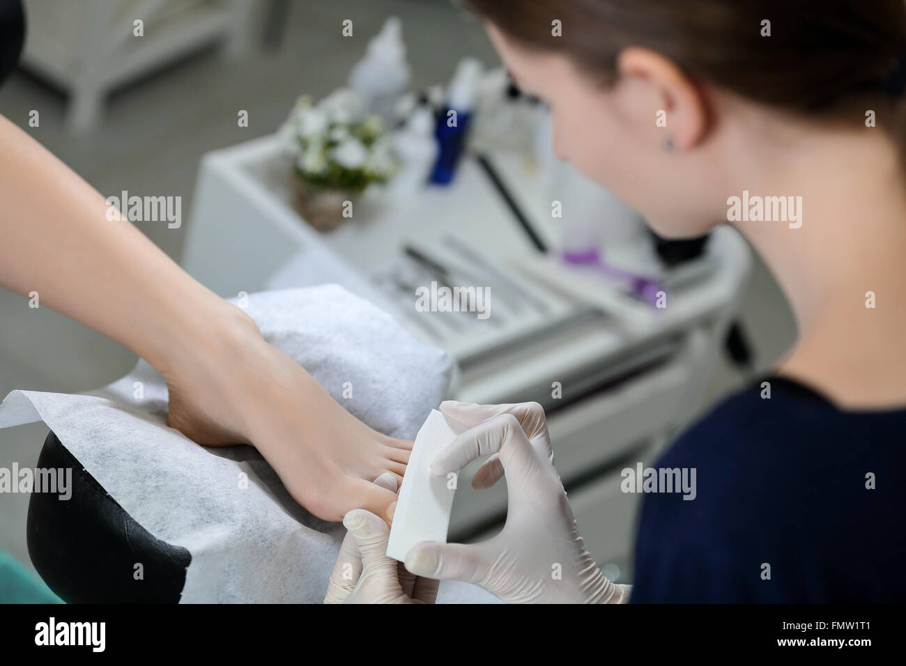 Buff nails hi-res stock photography and images - Alamy