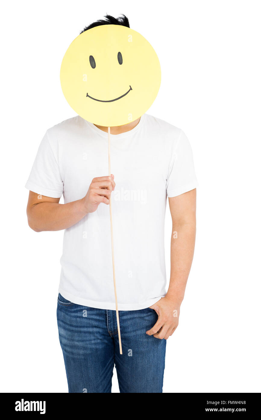 Guy Drawing Smiley Face