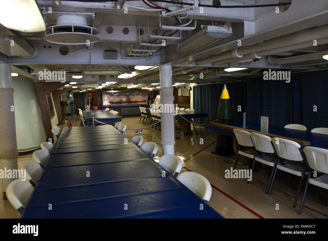 The battleship New Jersey, build in 1942 and stricken in 1999. This ...