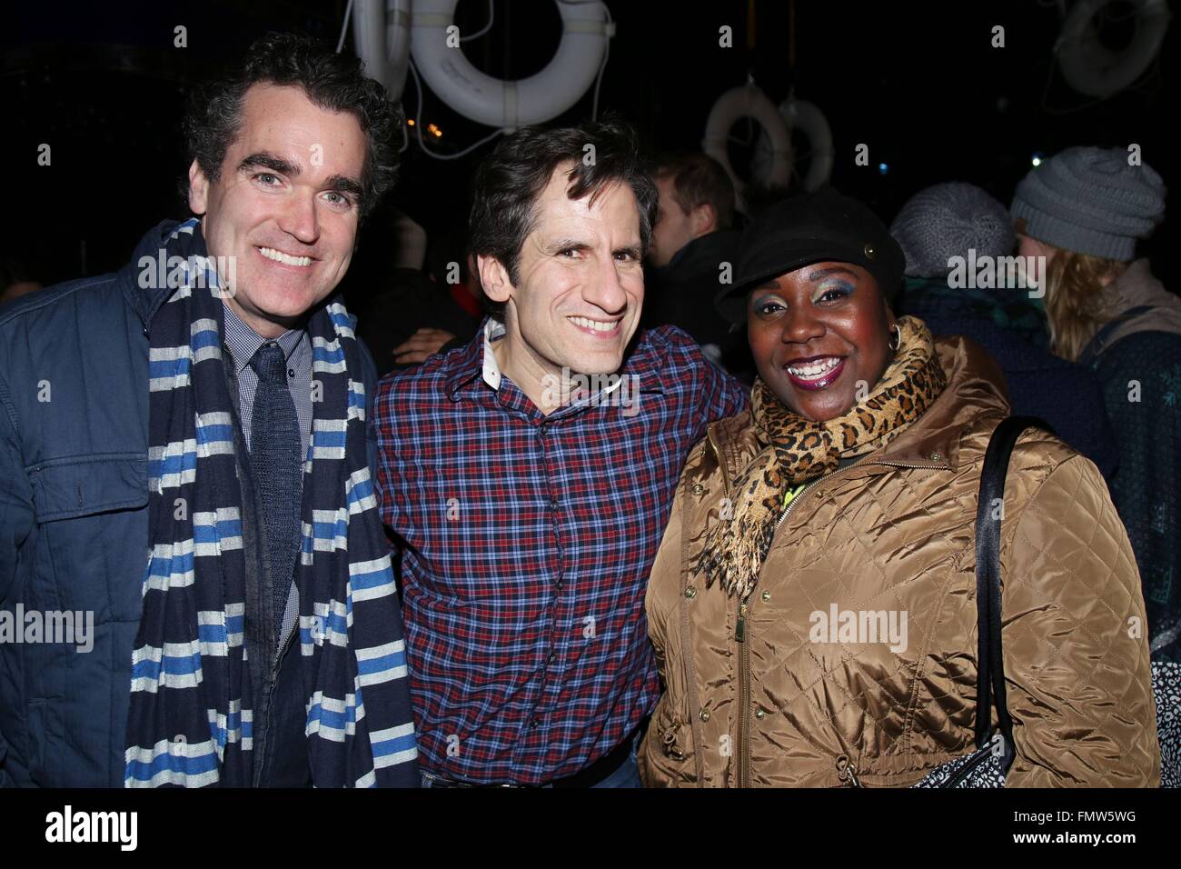 Backstage at the Broadway musical Disaster! at the Nederlander Theatre ...