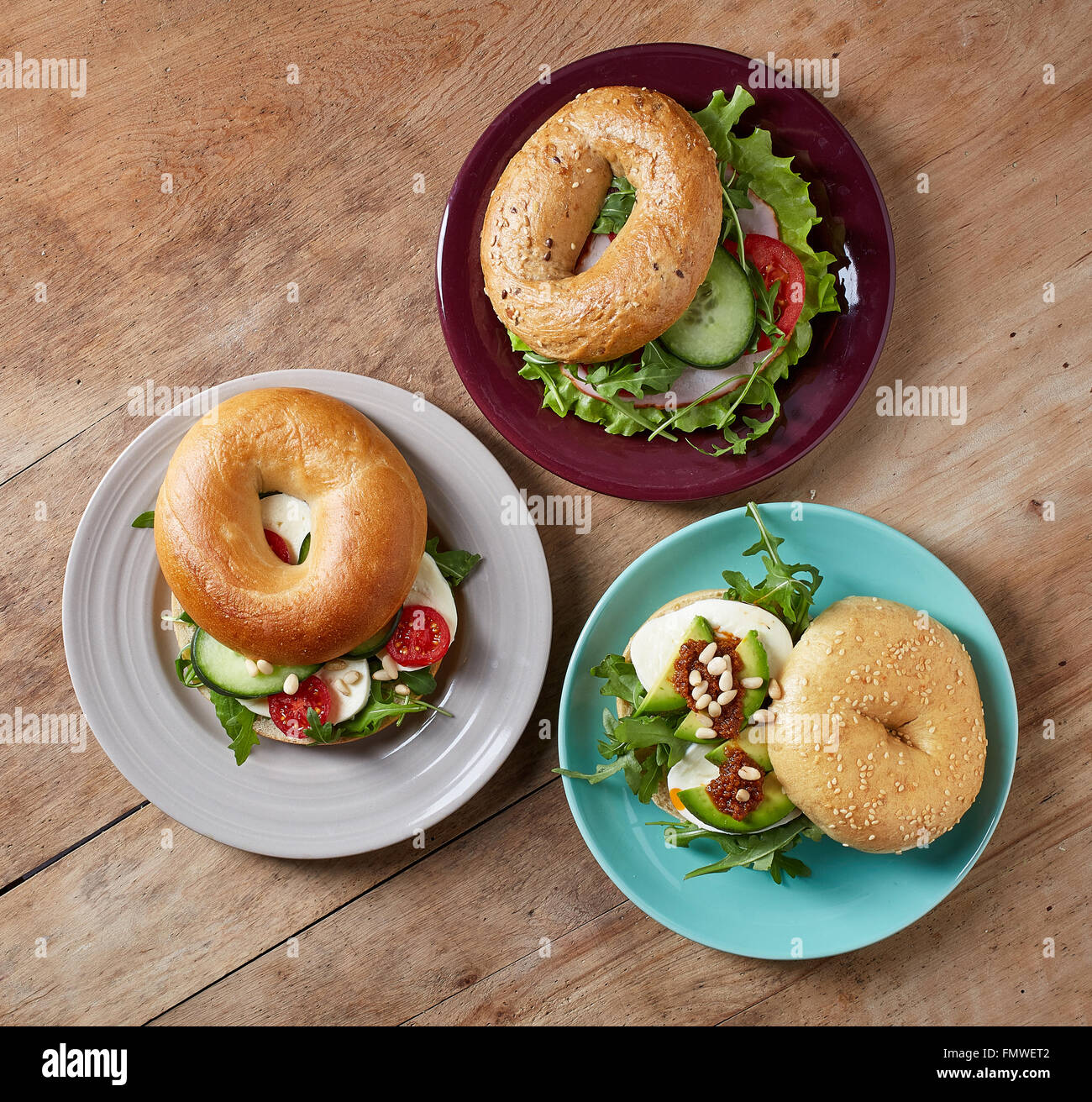 Plain wooden table top view hi-res stock photography and images - Alamy