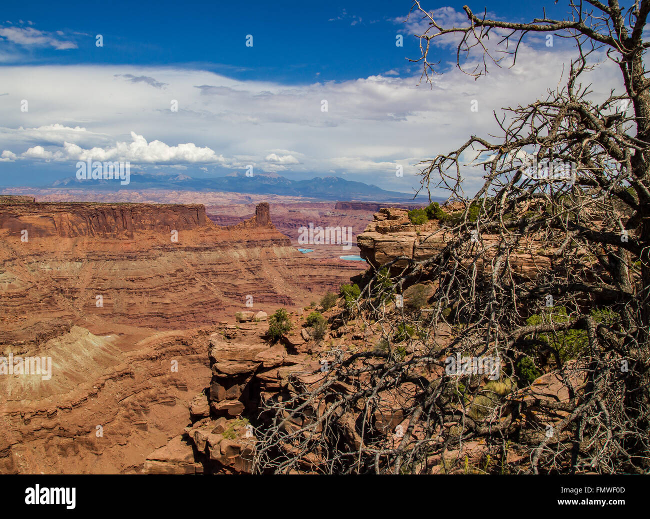 Potash Mine Ponds near Moab, Utah Stock Photo - Alamy