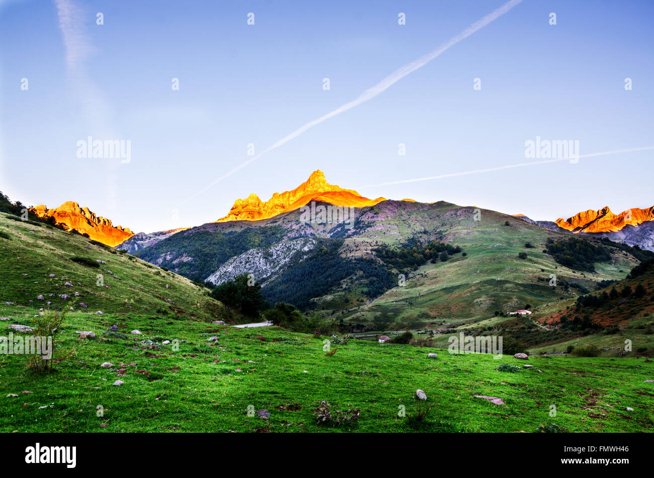 Autumn in the Pyrenees Stock Photo - Alamy
