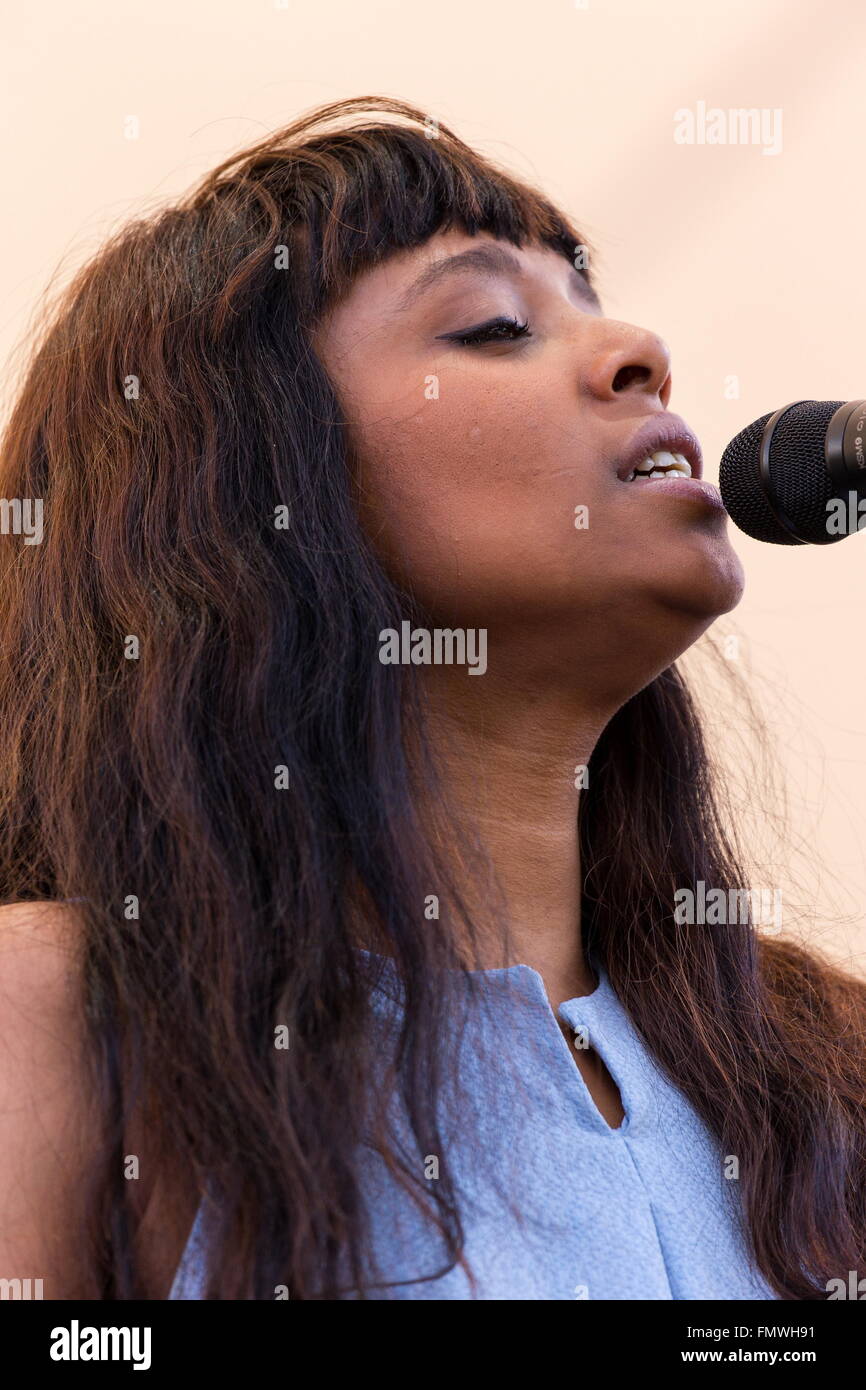 Adelaide, Australia. 12th Mar, 2016. Ester Rada performing at ...