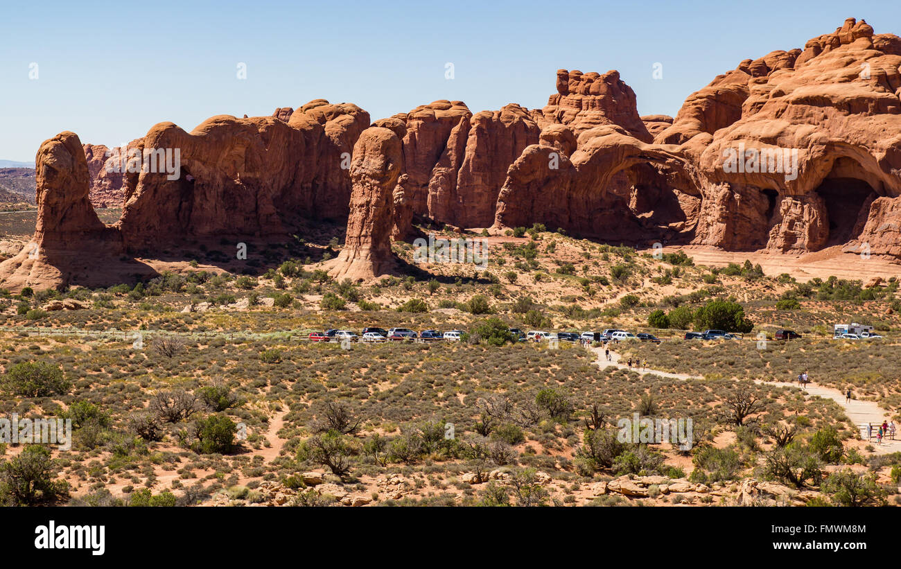 Parade of Elephants in Arches National Park Stock Photo - Alamy