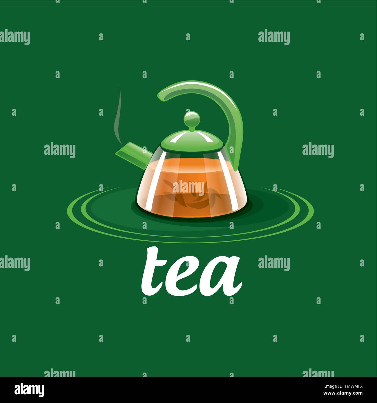 vector logo tea Stock Vector Image & Art - Alamy