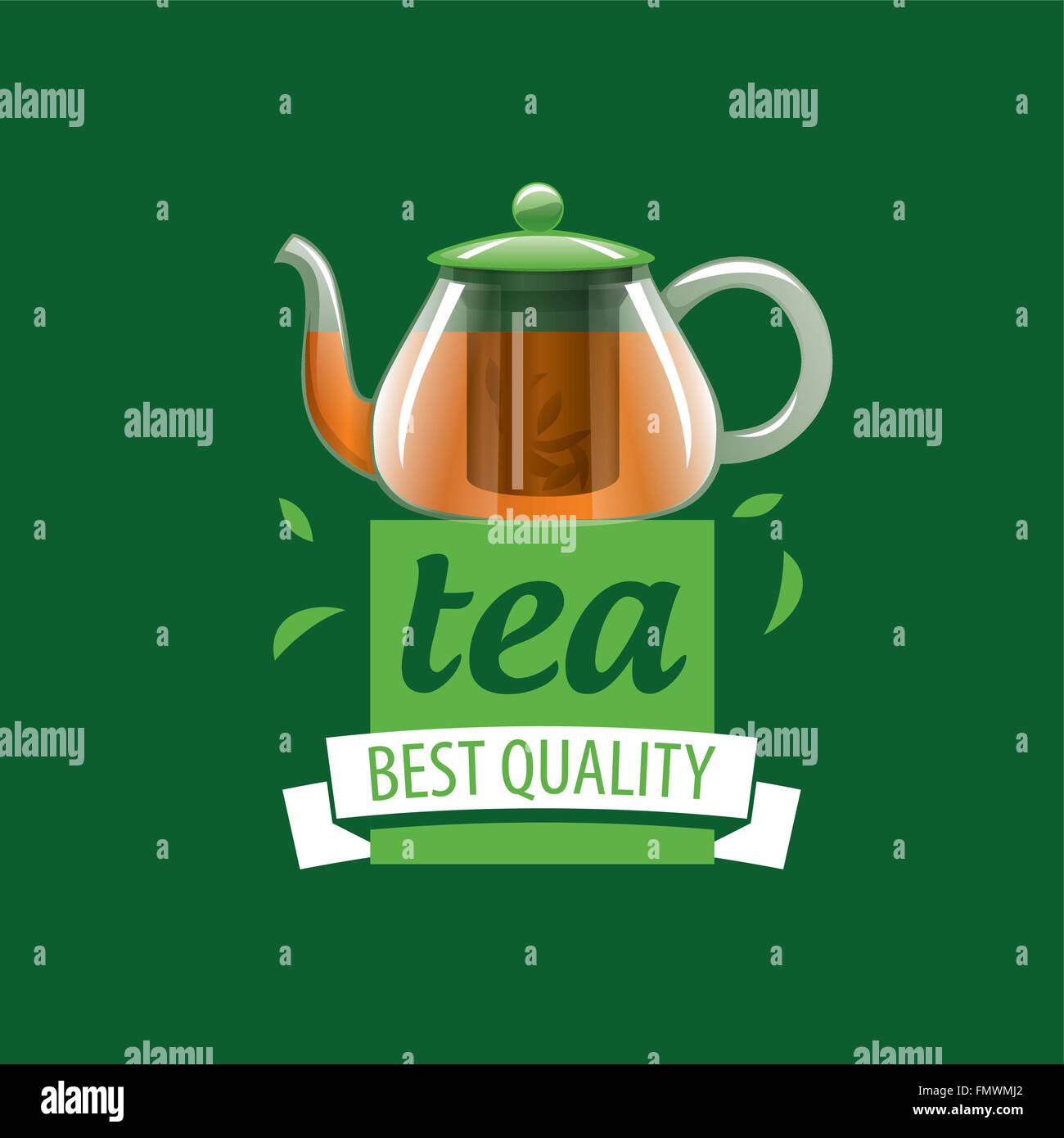 vector logo tea Stock Vector Image & Art - Alamy