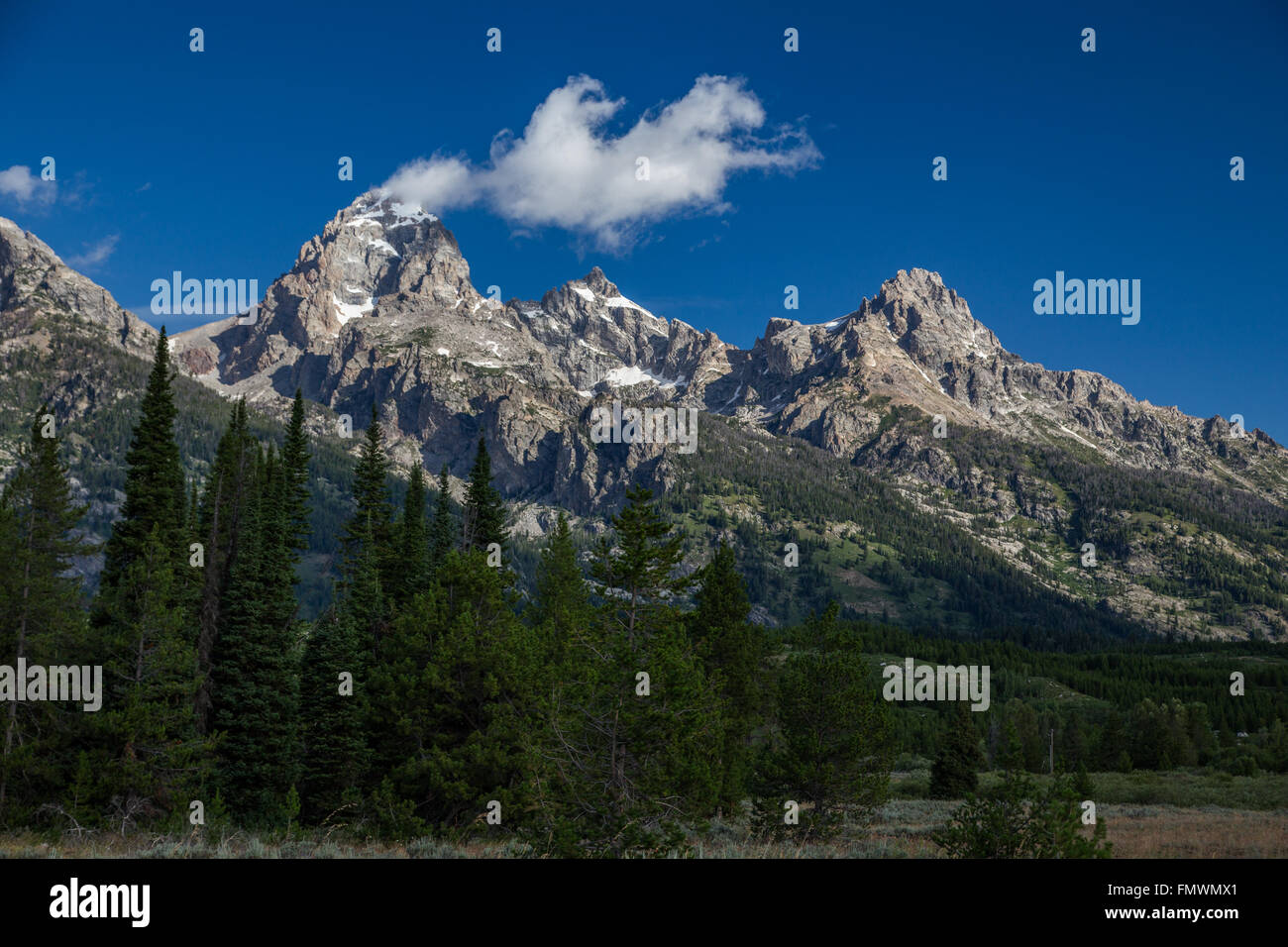 Grand Tetons Mountain Range Stock Photo - Alamy