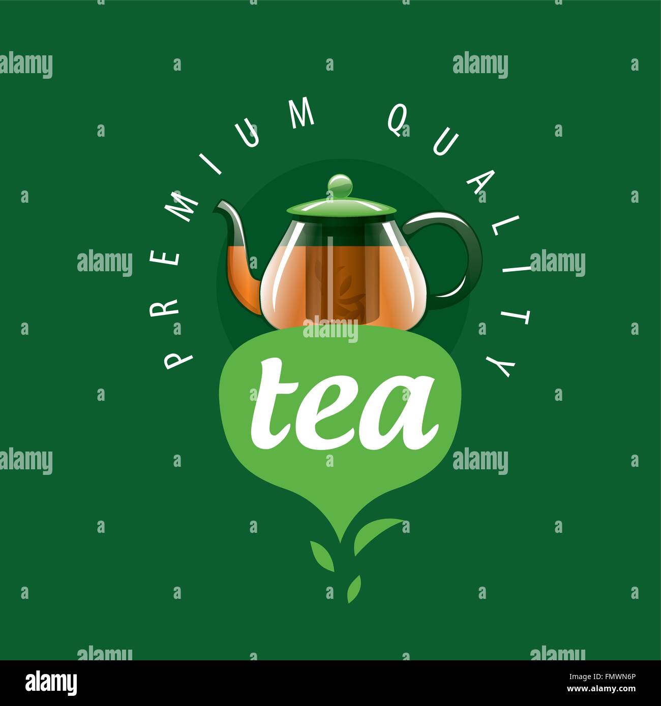 vector logo tea Stock Vector Image & Art - Alamy