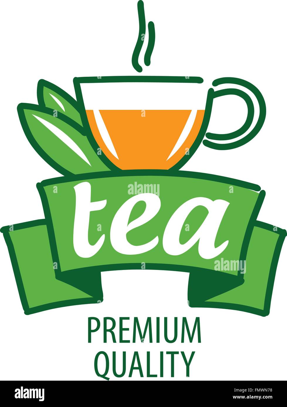 vector logo tea Stock Vector Image & Art - Alamy