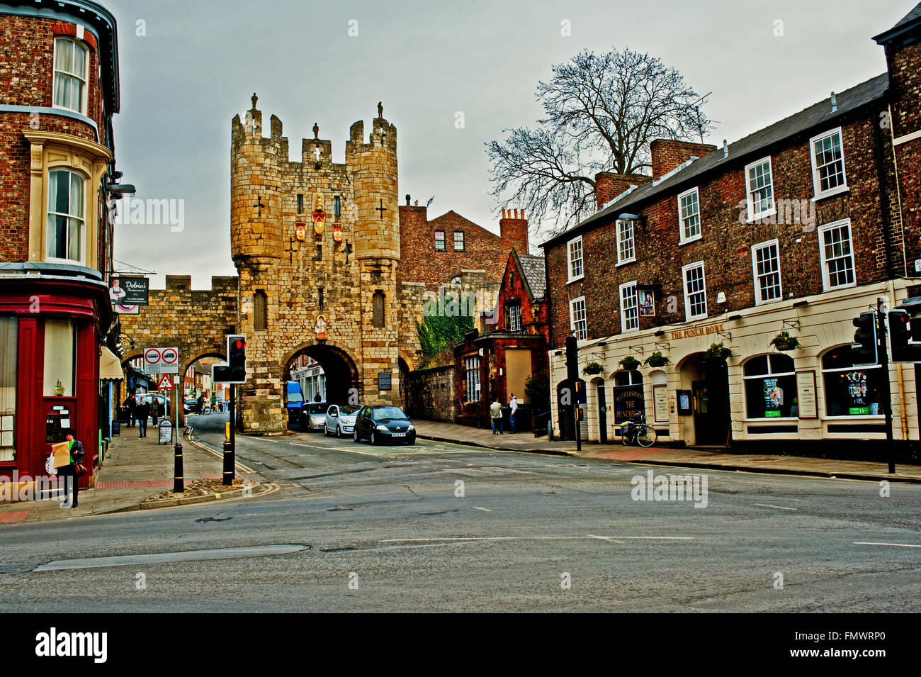 York City Walls Micklegate High Resolution Stock Photography and Images ...
