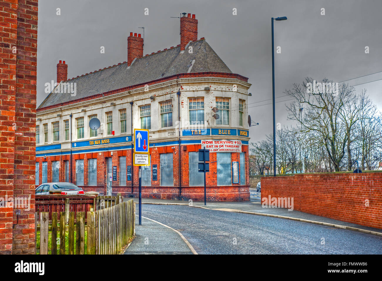 The Blue House, Sunderland Stock Photo - Alamy