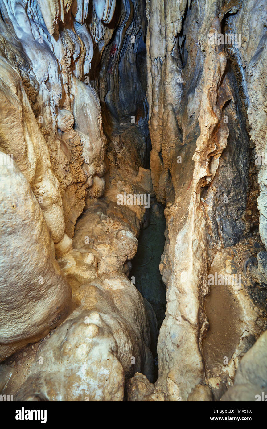 Interior of an old cave with beautiful speleothems Stock Photo - Alamy