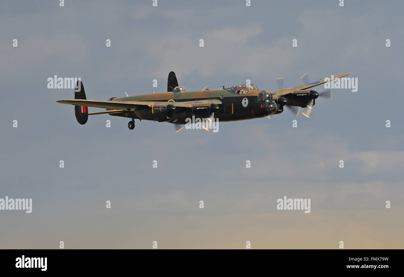 Canadian Warplane Heritage Museum's Lancaster Mk.X, FM213 Stock Photo ...