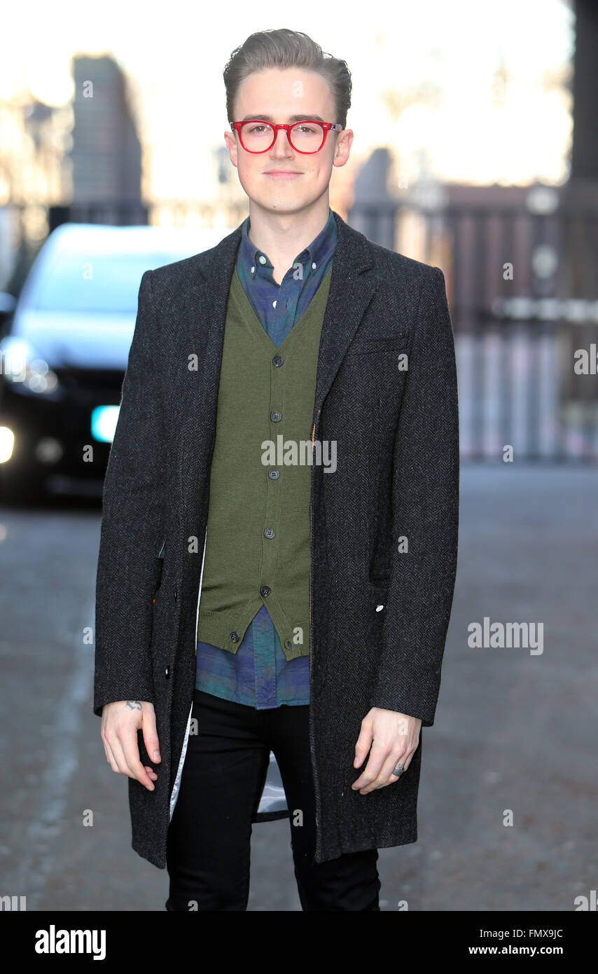 Tom Fletcher outside ITV Studios Featuring: Tom Fletcher Where: London ...