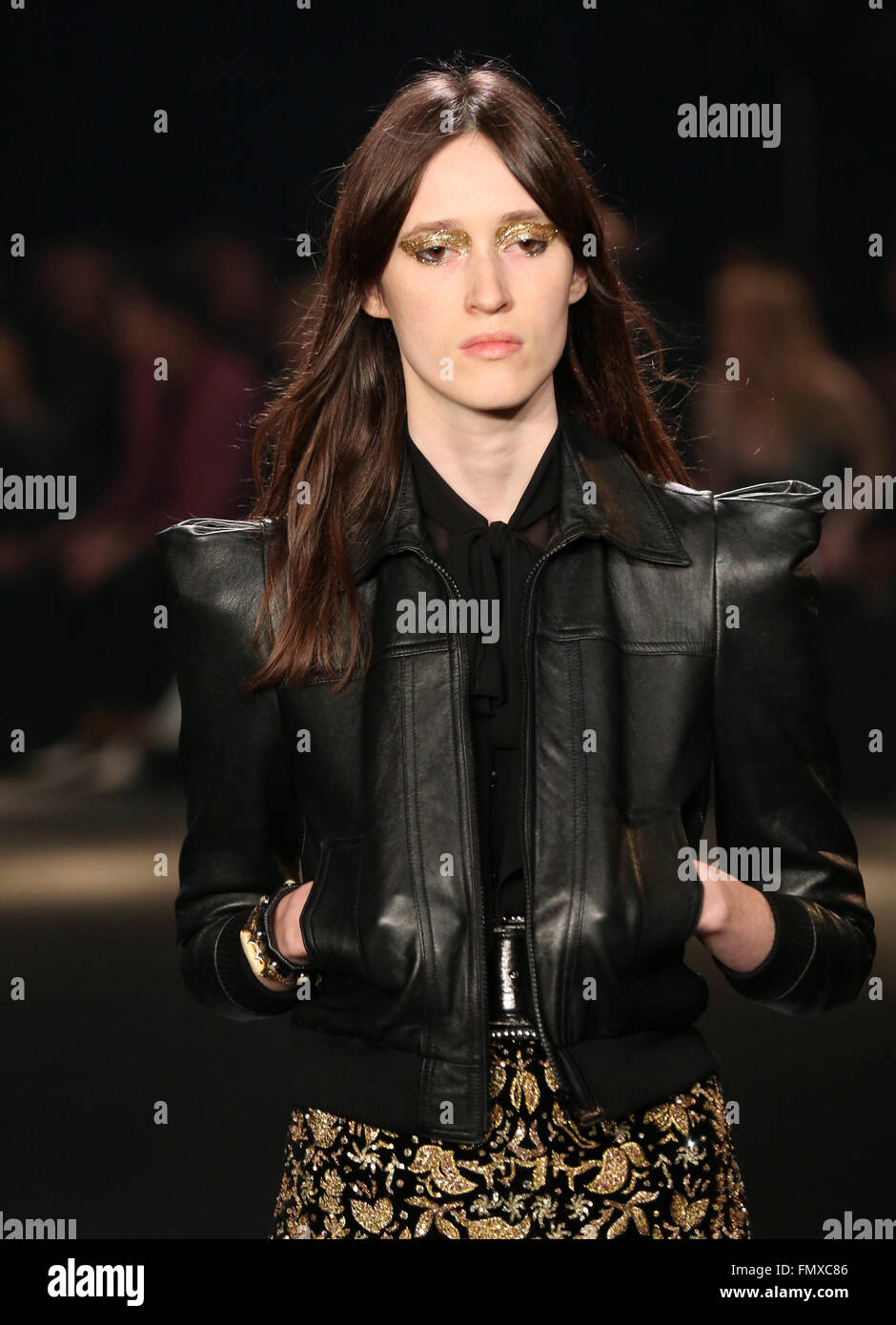 Saint Laurent at Hollywood Palladium - Fashion Show Featuring: Model ...