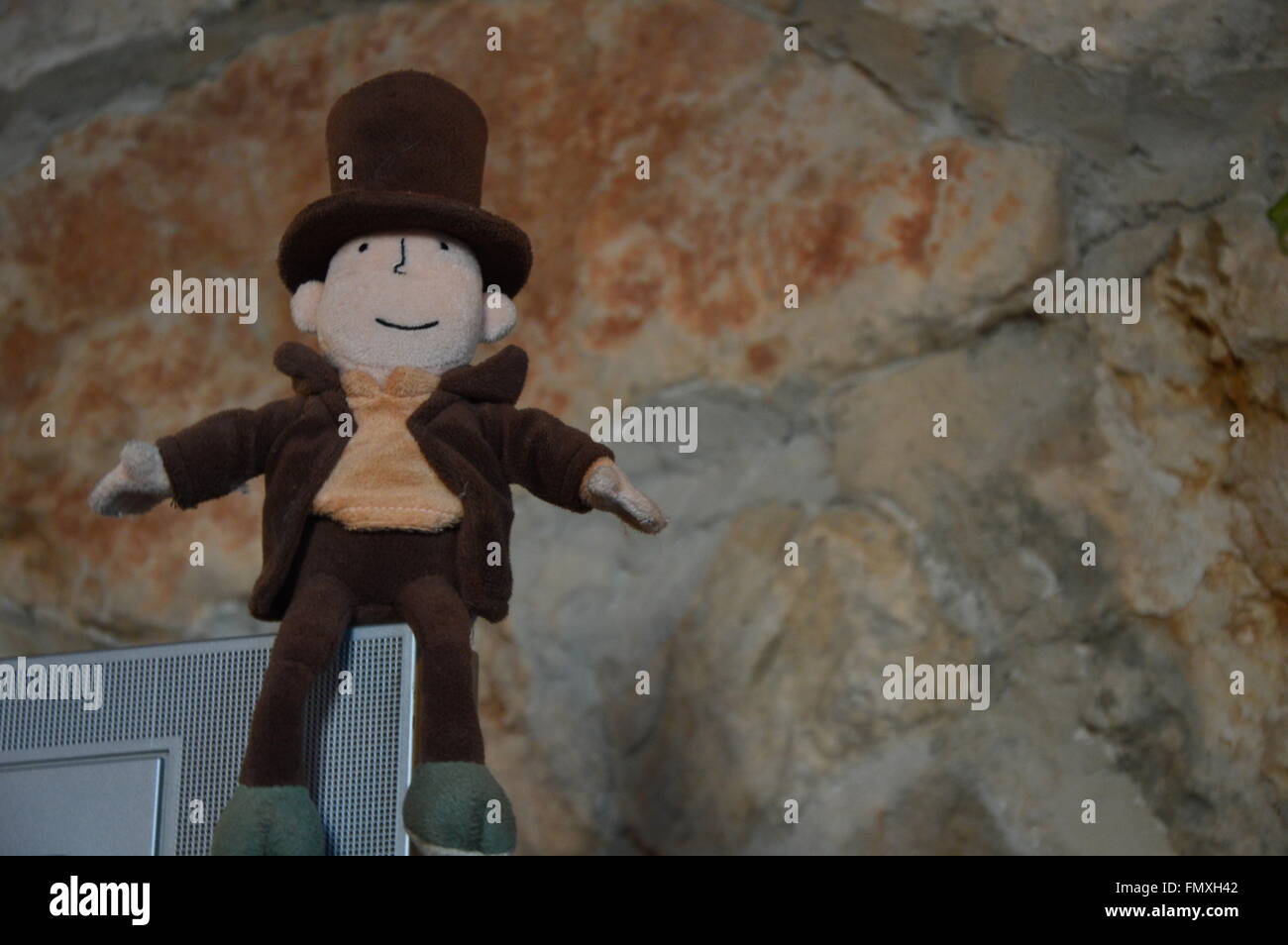 Layton the Detective and Teacher Stock Photo - Alamy