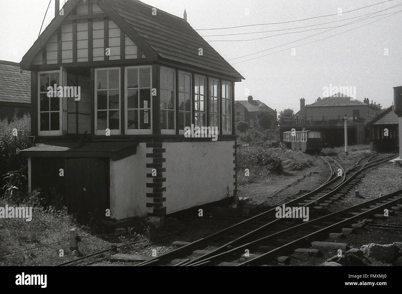 Littlestone Signal Box on the RH&DR in the early 1950s Stock Photo - Alamy