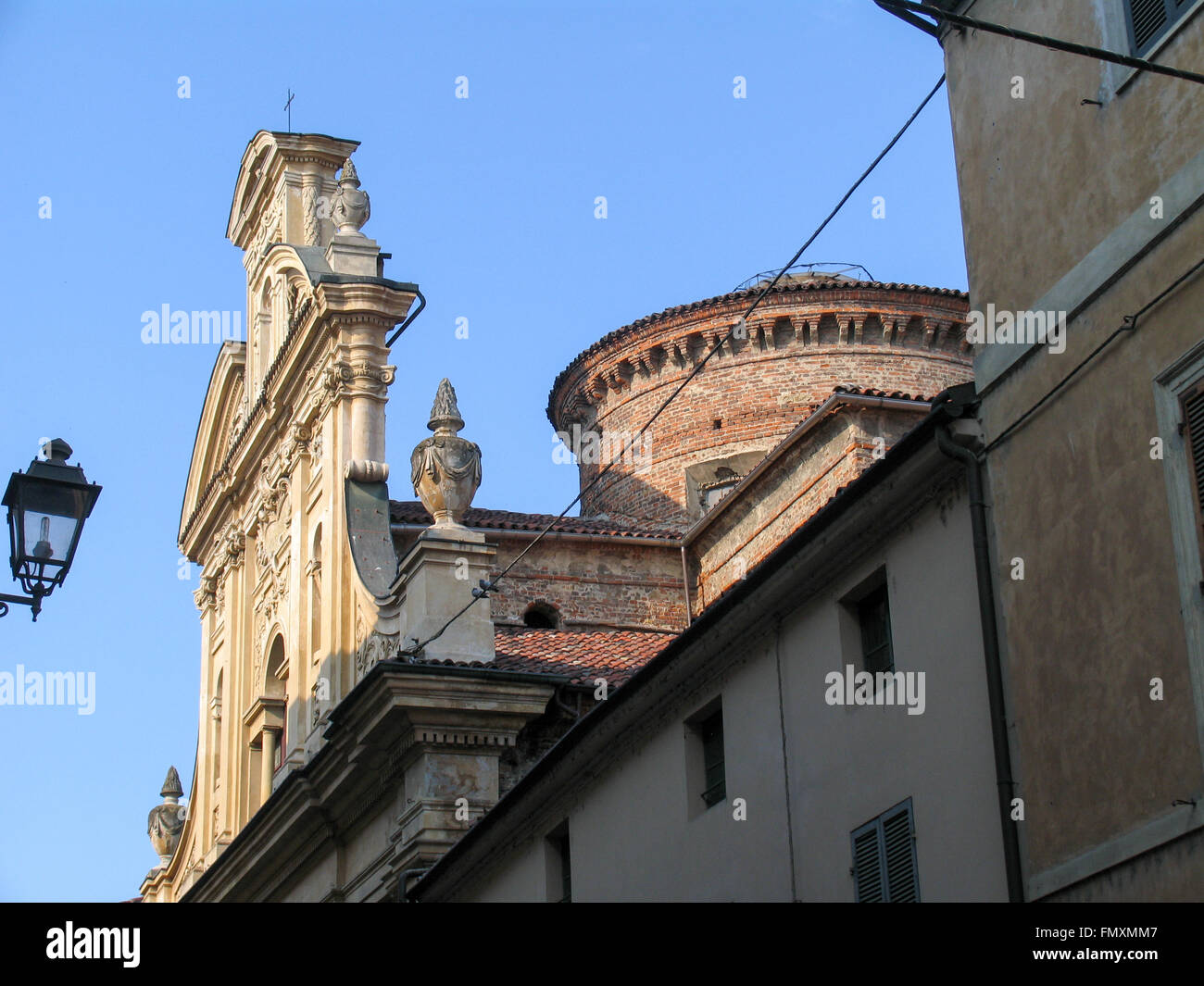 Facade of a Catholic church Stock Photo - Alamy