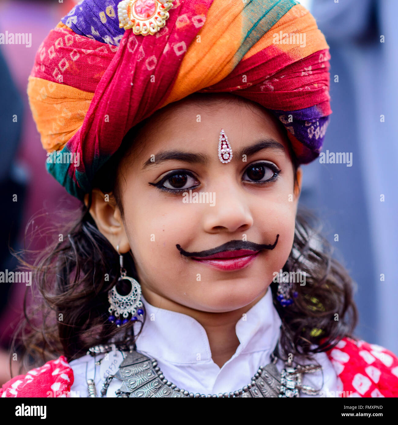 India earing portrait hi-res stock photography and images - Alamy